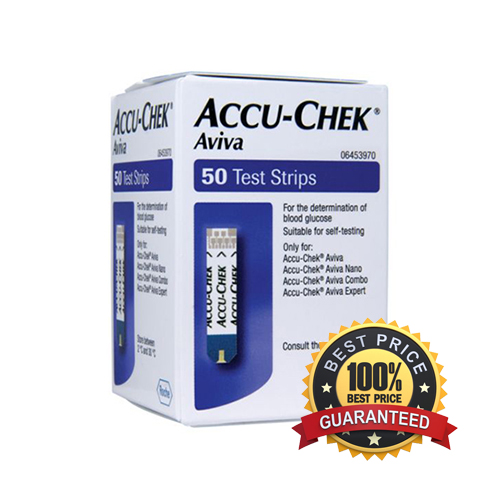 Accu Chek Aviva Test strips 50ct For Aviva Plus Glucose meter ...