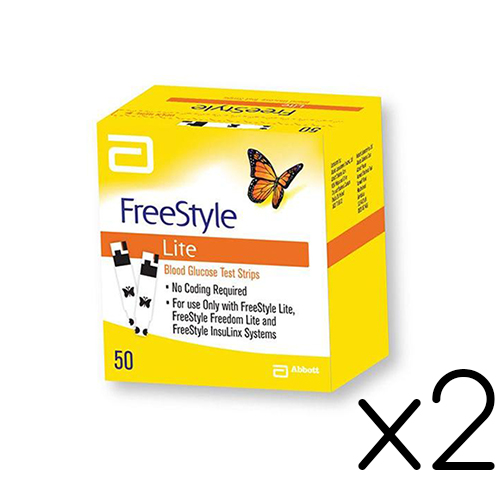 Freestyle Lite Test Strips 2 Boxes 100ct - Freepharmastore